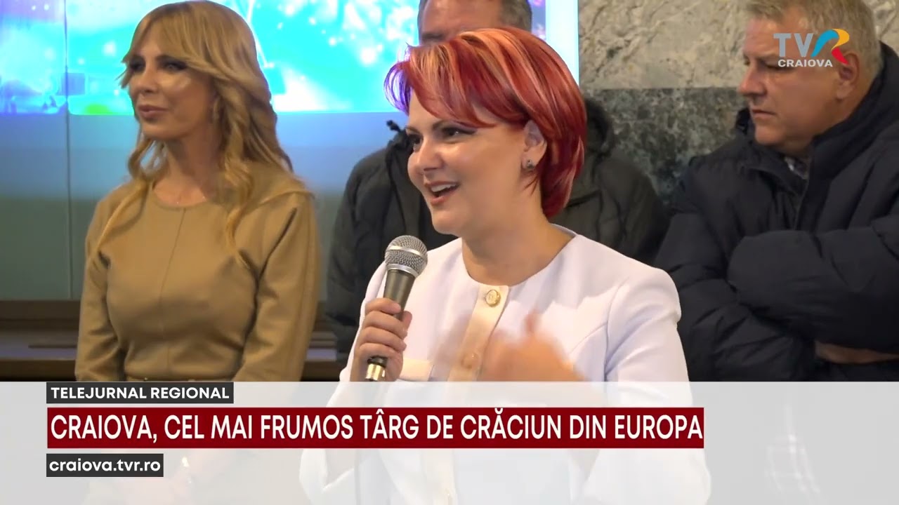 CRAIOVA, CEL MAI FRUMOS TÂRG DE CRĂCIUN DIN EUROPA - Stiri - TVR Craiova